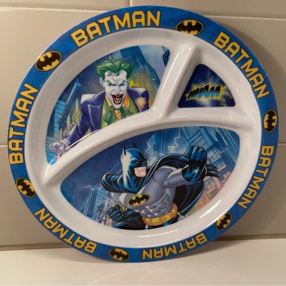 Batman | Dining | Batman Joker 3 Section Kids Childrens Dining Plate ...